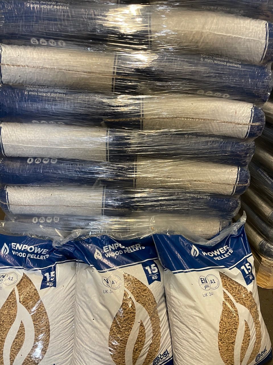 Ausverkauf - Holzpellets Forest Blau - Kiefer, Fichte, Lärche - hof ...